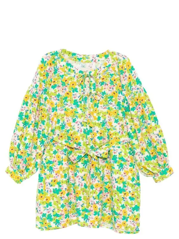 BAMBAH Fiona Selva Mini Dress - Green