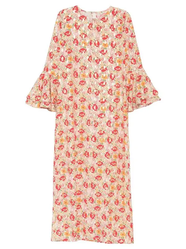 BAMBAH Isla Maxi Dress - Red
