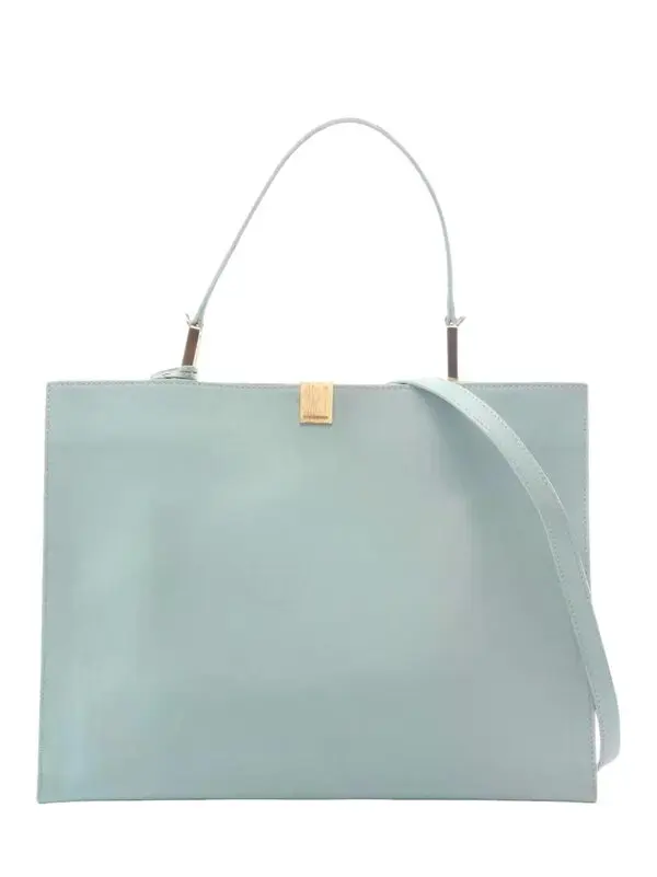 Balenciaga 2018-2026 Leather Le Dix Satchel - Blue