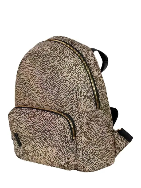 Borbonese Medium Op Naturale Backpack - Neutrals