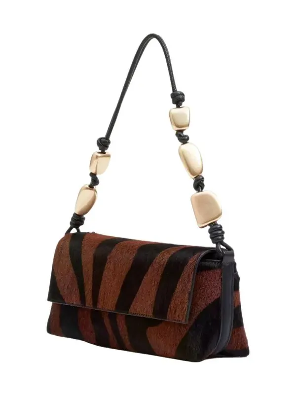 Simkhai Piedra Pony Hair Shoulder Bag - Brown