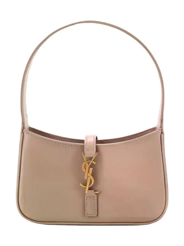 Saint Laurent Le 5 À 7 Leather Mini Shoulder Bag - Neutrals
