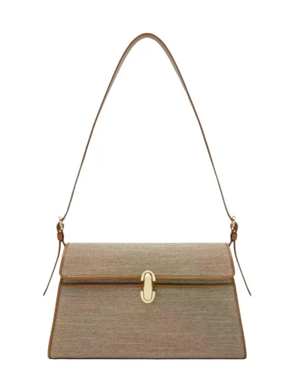 Savette Symmetry Leather-trim Shoulder Bag - Neutrals