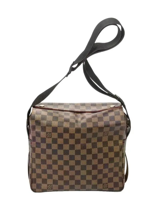 LOUIS VUITTON Naviglio Damier Ebene Shoulder Bag - Brown