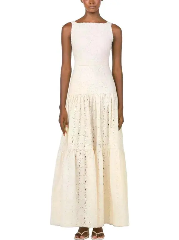 Agua Bendita Abeja Playa Maxi Dress - Neutrals