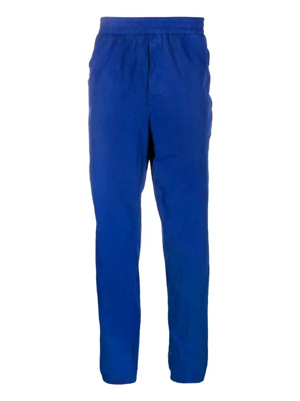 Givenchy Embroidered-logo Track Pants - Blue