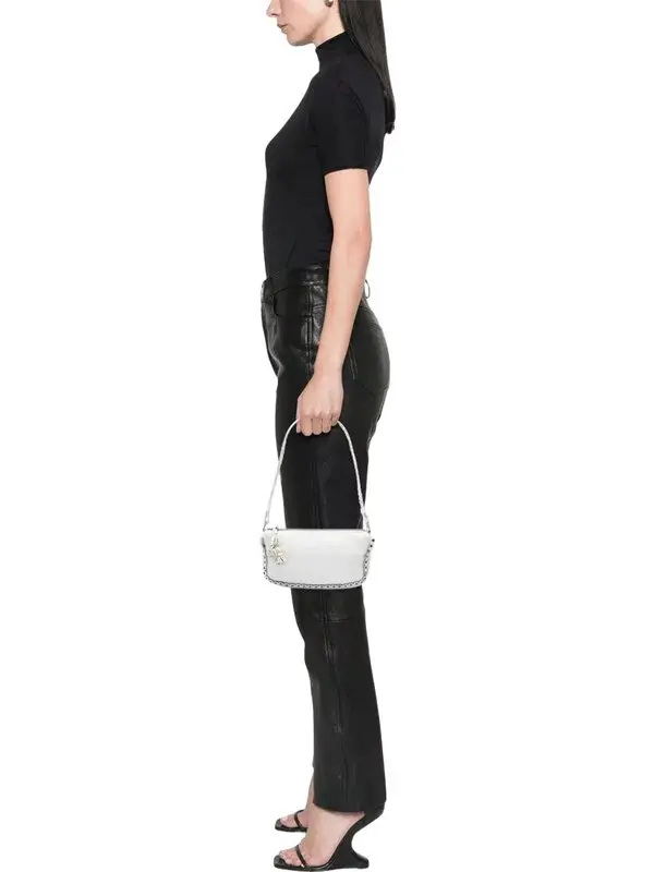 Dior 2007 Leather Bohemian Shoulder Bag - White