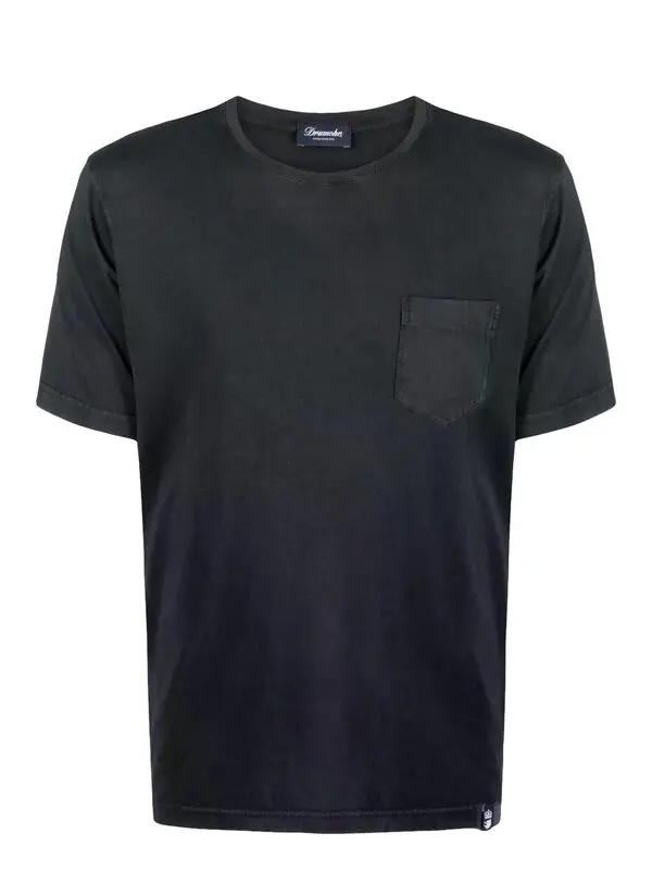 DRUMOHR Pocket-detail T-shirt - Black