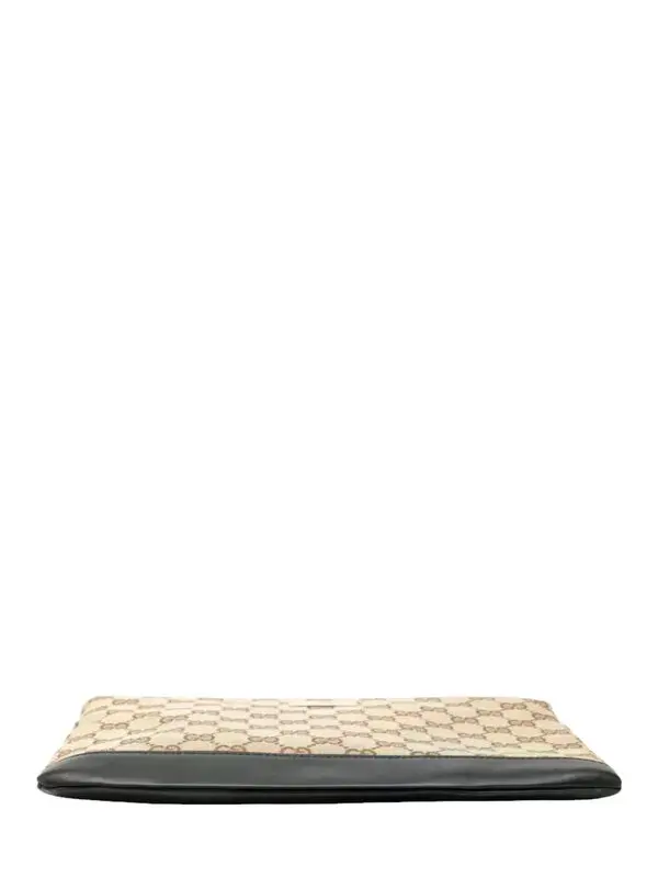 Gucci Gg Canvas Clutch Bag - Neutrals