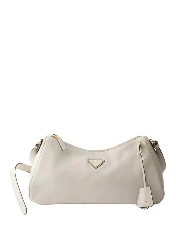 Prada Aimée Large Nappa Leather Bag - Neutrals