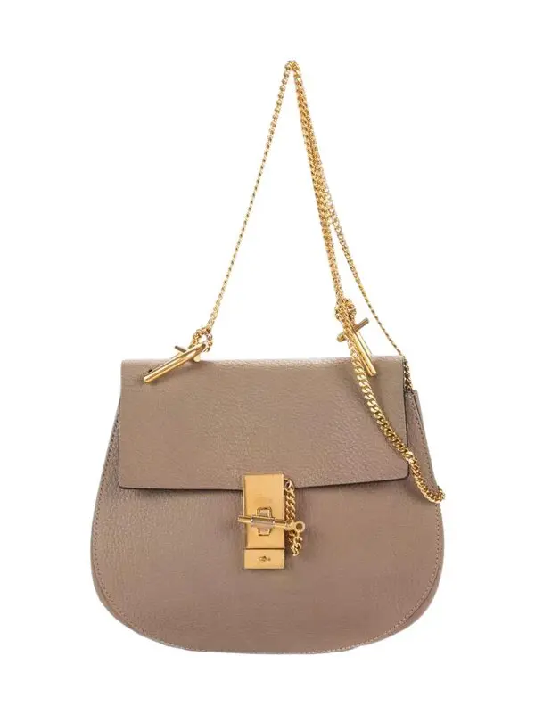 Chloé Small Drew Shoulder Bag - Neutrals
