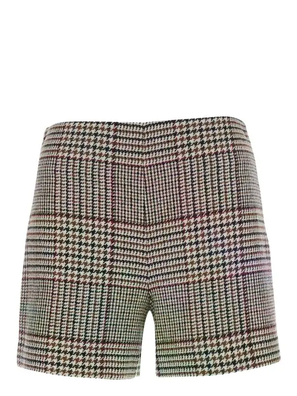 Federica Tosi Check-pattern Shorts - Brown
