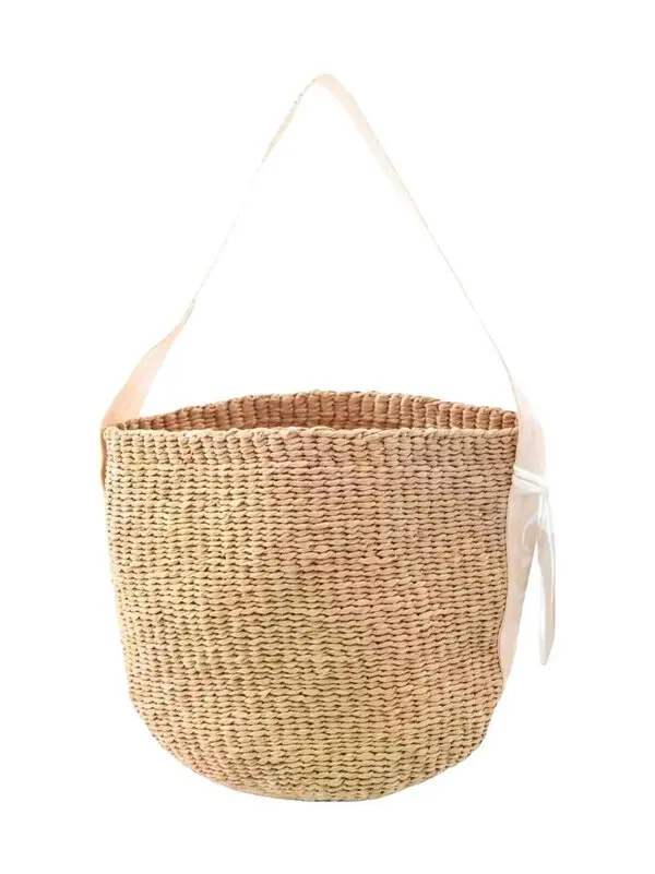 Chloé Woody Basket Bag - Neutrals