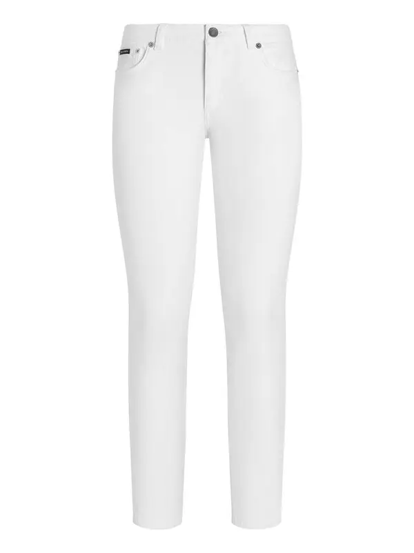 Dolce & Gabbana 5-pocket Stretch Denim Trousers - Multicolor