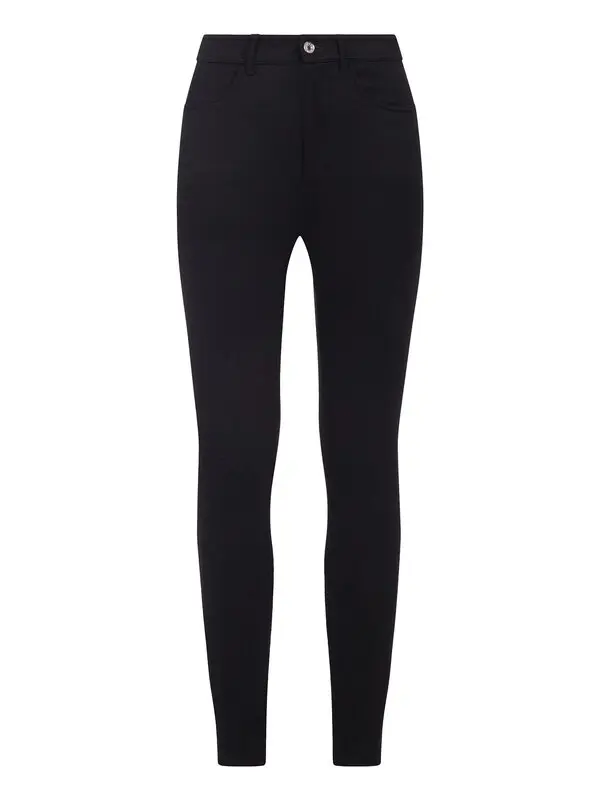 Dolce & Gabbana 5-pocket Stretch Cavalry Twill Leggings Pants And Shorts - Black