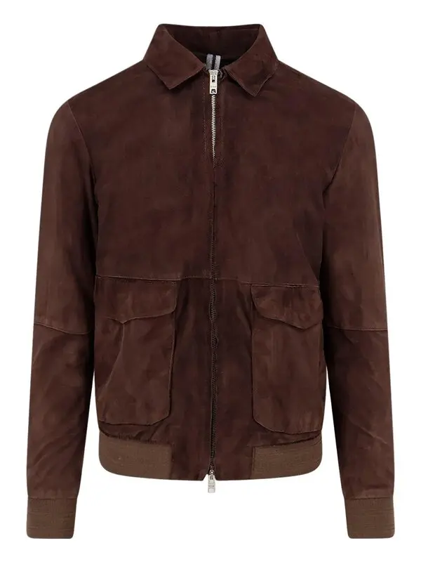 DFOUR Suede Jacket - Brown
