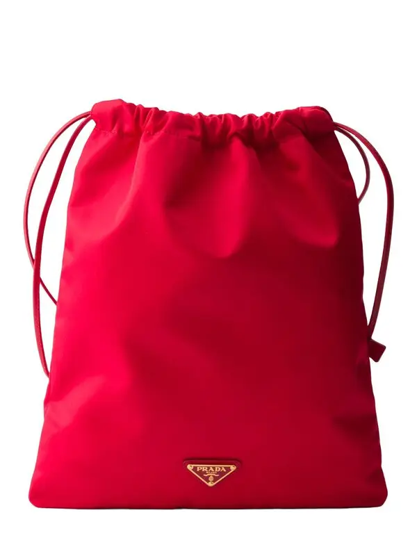 Prada Wish Re-nylon Pouch - Red