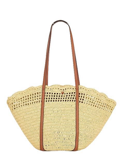 Ulla Johnson Marina Raffia Tote Bag - Neutral