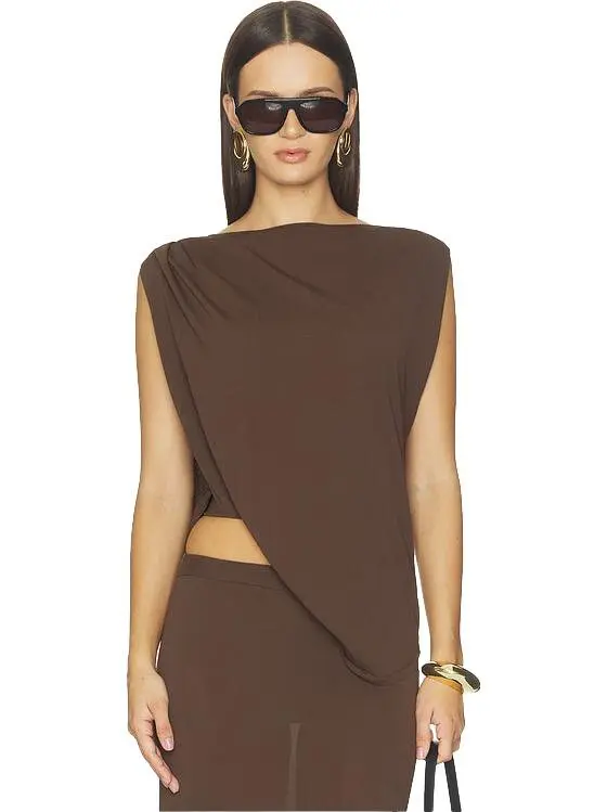 SRG Emersyn Knit Top - Brown