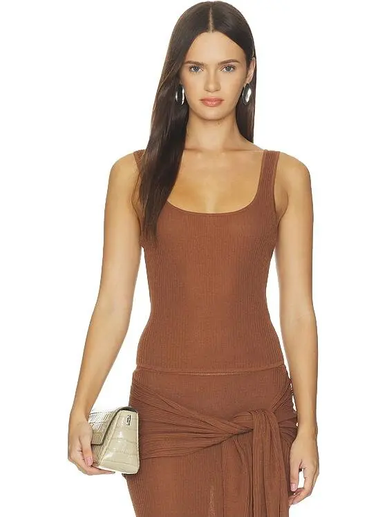 SEROYA Alberta Tank - Brown