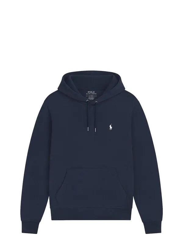 Polo Ralph Lauren Hooded Cotton-blend Sweatshirt - Navy