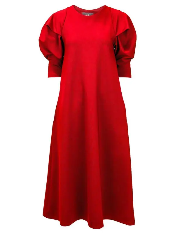 NOLA Lily Midi Dress - Red
