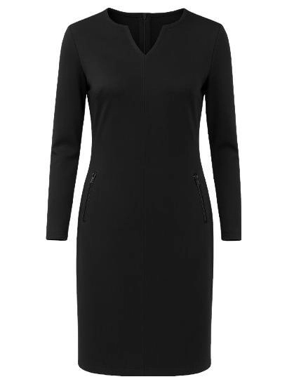 CONQUISTA Sack Dress By - Black