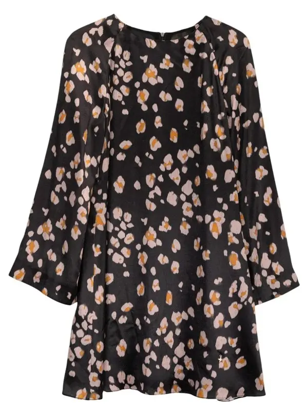 Dolores Promesas Laura Printed Dress - Black