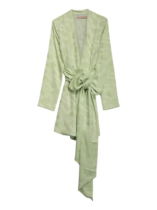 Dolores Promesas Kimono Style Jacket With Belt - Green