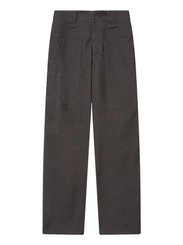 ETOILE Rhil Cotton Twill Pants - Coffee