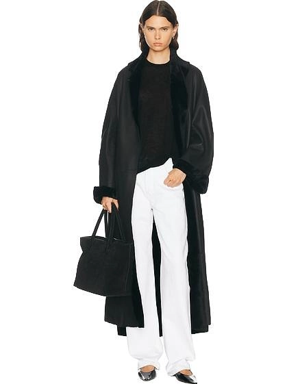 Nour Hammour Dorian Coat - Black