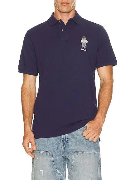 Polo Ralph Lauren Novelty Denim Bear Polo - Freshwater