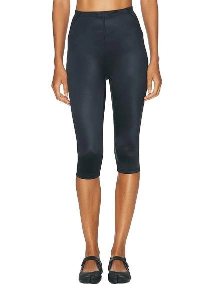 NIKESKIMS Shine Drawcord 17 Crop Tight - Obsidian