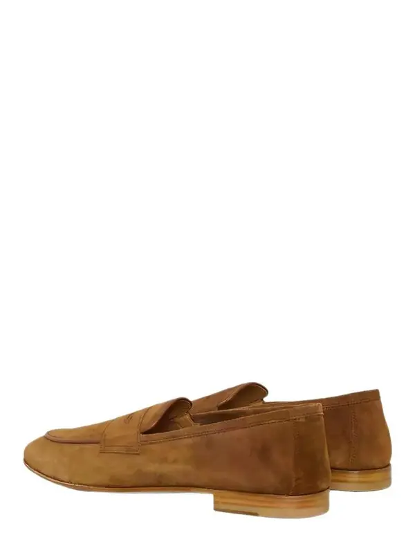 Frescobol Carioca Suede Penny Loafers - Brown