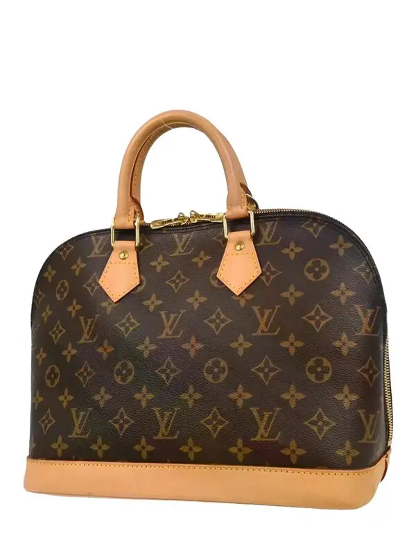 LOUIS VUITTON 2004 Monogram Alma Handbag - Brown