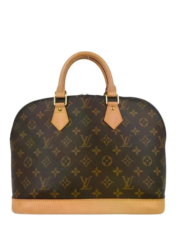 LOUIS VUITTON Monogram Alma Handbag - Brown