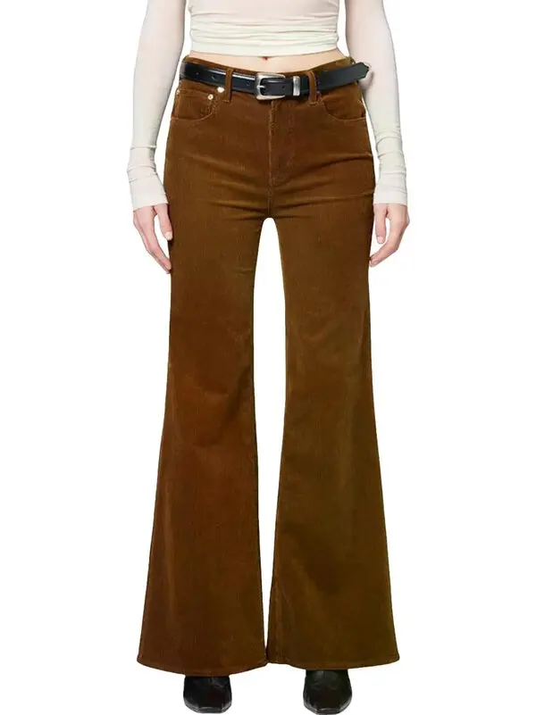 Citizens Of Humanity Corduroy Flared Trousers - Brown