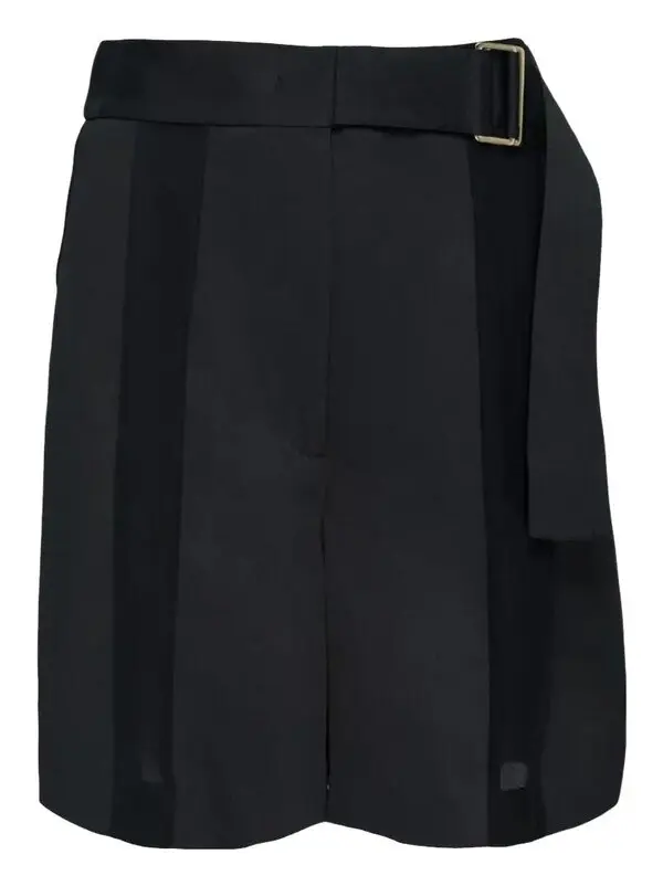 CLUB21 Sloane Belted Shorts - Black