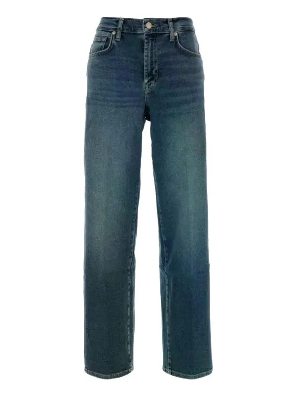 7 For All Mankind Stovepipe Stretch Jeans - Blue