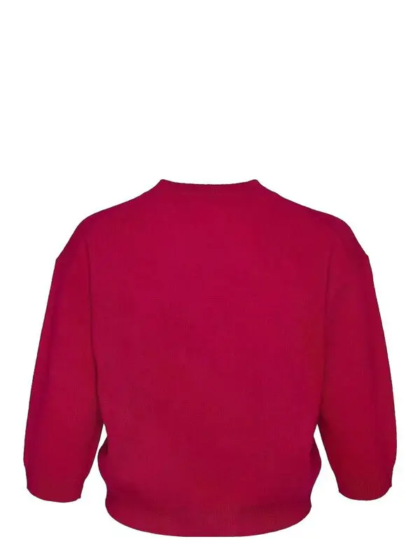 CLUB21 Crew-neck Cropped T-shirt - Red