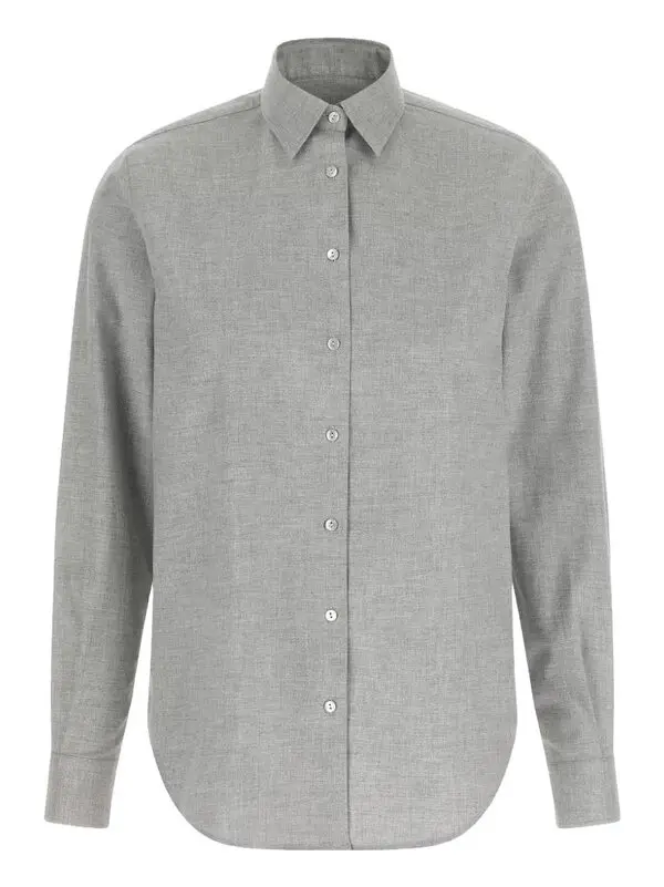 XACUS Marta Flannel Shirt - Grey