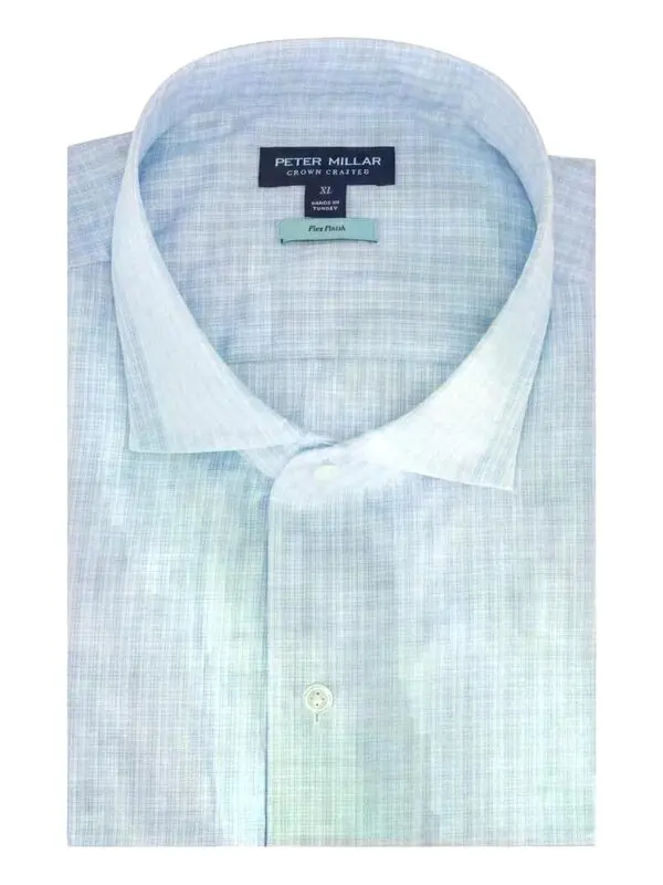 Peter Millar Crown Crafted Check-pattern Shirt - Blue