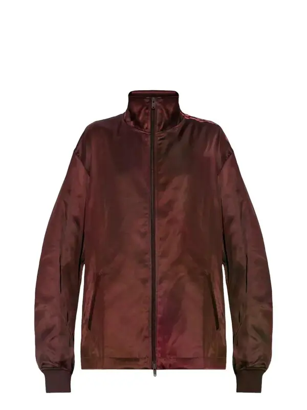 Y3 Satin Gradient 3-stripes Track Top - Red