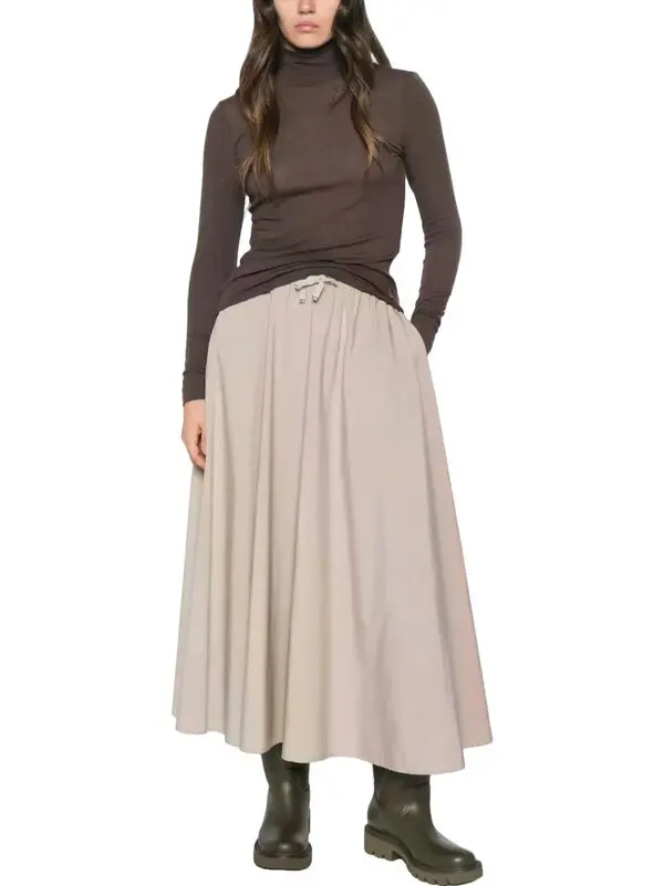 Herno Roll-neck Long-sleeve Sweater - Brown