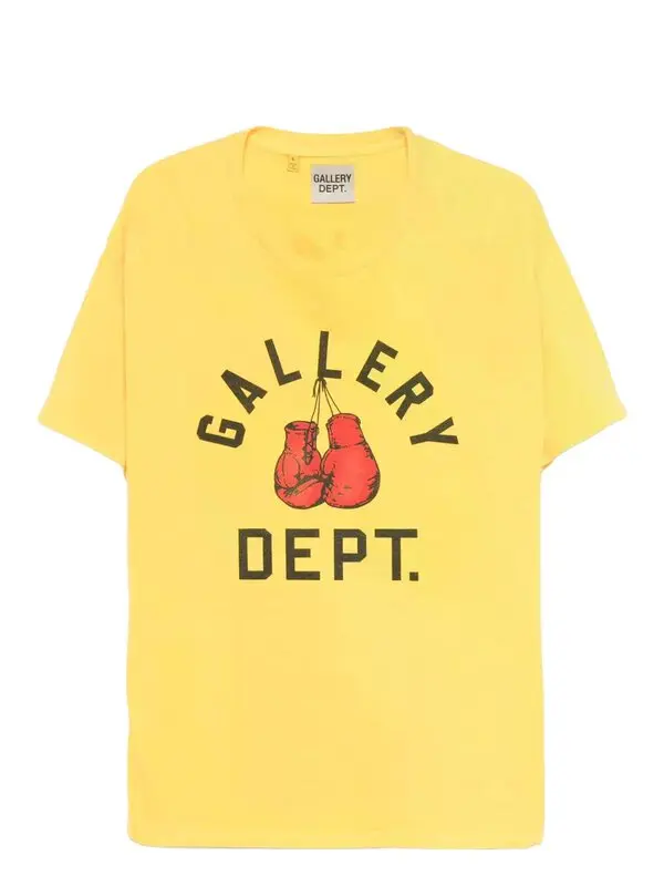 GALLERY DEPT. Boxing Merch T-shirt - Yellow