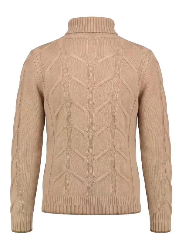 Altea Cable Knit Wool Sweater - Neutrals