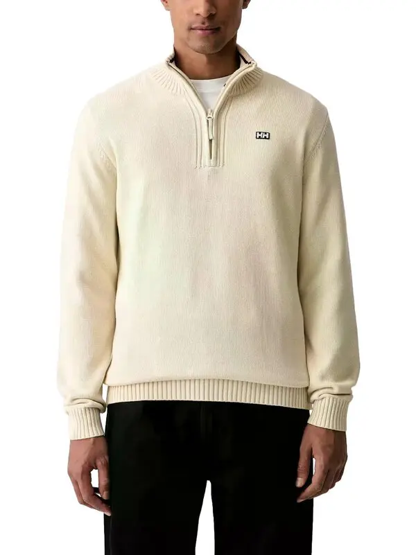 Helly Hansen Smoegen" Quarter-zip Sweater - Neutrals