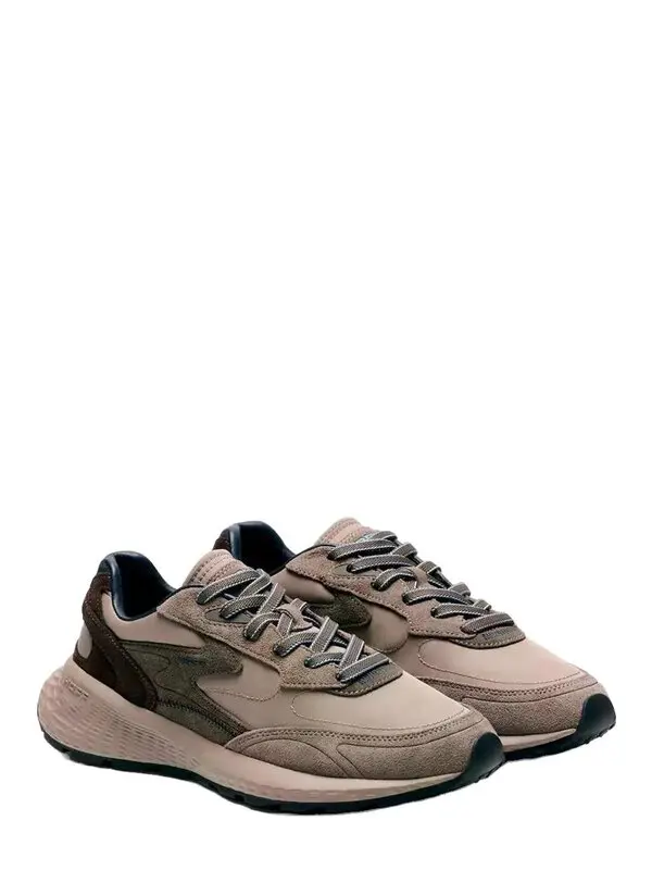 HOFF City Suede-panelled Lace-up Sneakers - Neutrals