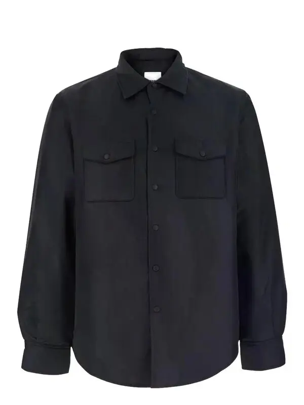 Aspesi Button-fastening Shirt Jacket - Black