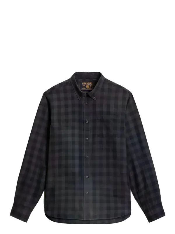 Woolrich Checked Button-down Shirt - Black